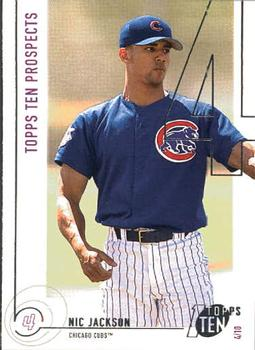 Nic Jackson 2002 Topps Ten #194 Base Price Guide - Sports Card Investor
