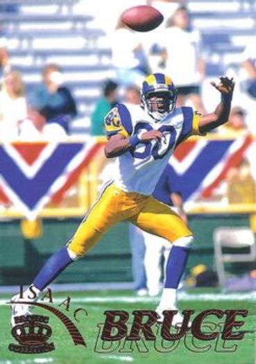 Isaac Bruce 1996 Pacific Gridiron #101 Red Price Guide - Sports Card ...