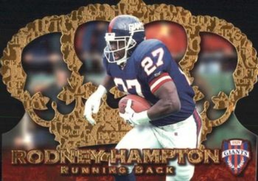 Rodney Hampton 1996 Pacific Crown Royale #CR-46 Base Price Guide ...