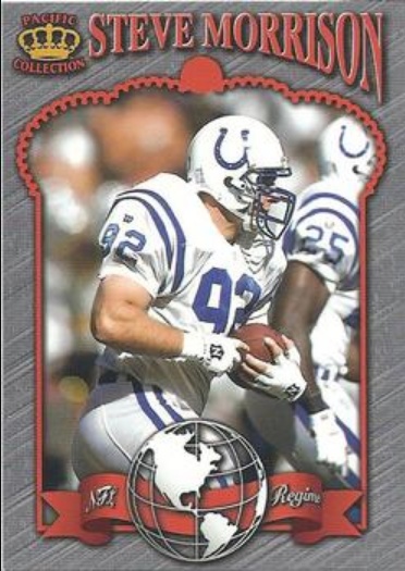 Steve Morrison 1996 Pacific Crown Royale #NR39 NFL Regime Price Guide ...