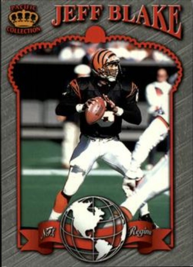 Jeff Blake 1996 Pacific Crown Royale #NR60 NFL Regime Price Guide ...