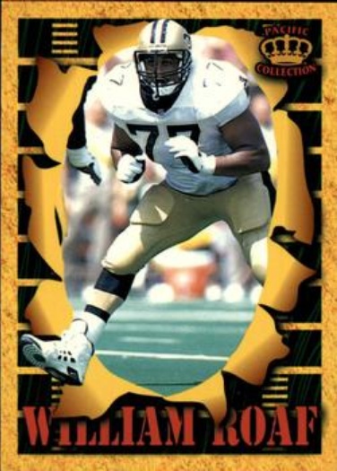 William Roaf 1996 Pacific Invincible #SM111 Smash Mouth Price Guide ...