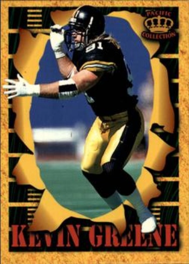 Kevin Greene 1996 Pacific Invincible #SM135 Smash Mouth Price Guide ...