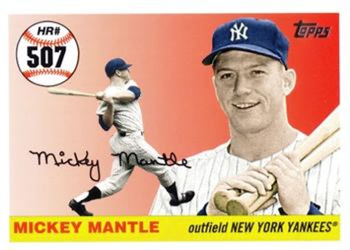 Mickey Mantle 2008 Topps #MHR507 Mickey Mantle Home Run History Price ...