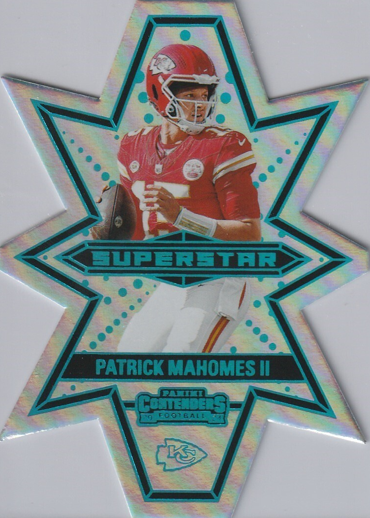 Patrick Mahomes II 2024 Contenders #1 Superstar Die-Cut /(SSP) Price ...