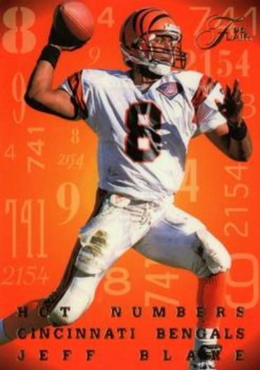 Jeff Blake 1995 Flair #1 Hot Numbers Price Guide - Sports Card Investor