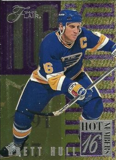 Brett Hull 1994 Flair #4 Hot Numbers Price Guide - Sports Card Investor