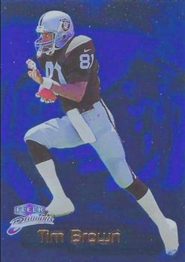 Tim Brown 1998 Fleer Brilliants #72B Blue Price Guide - Sports Card ...