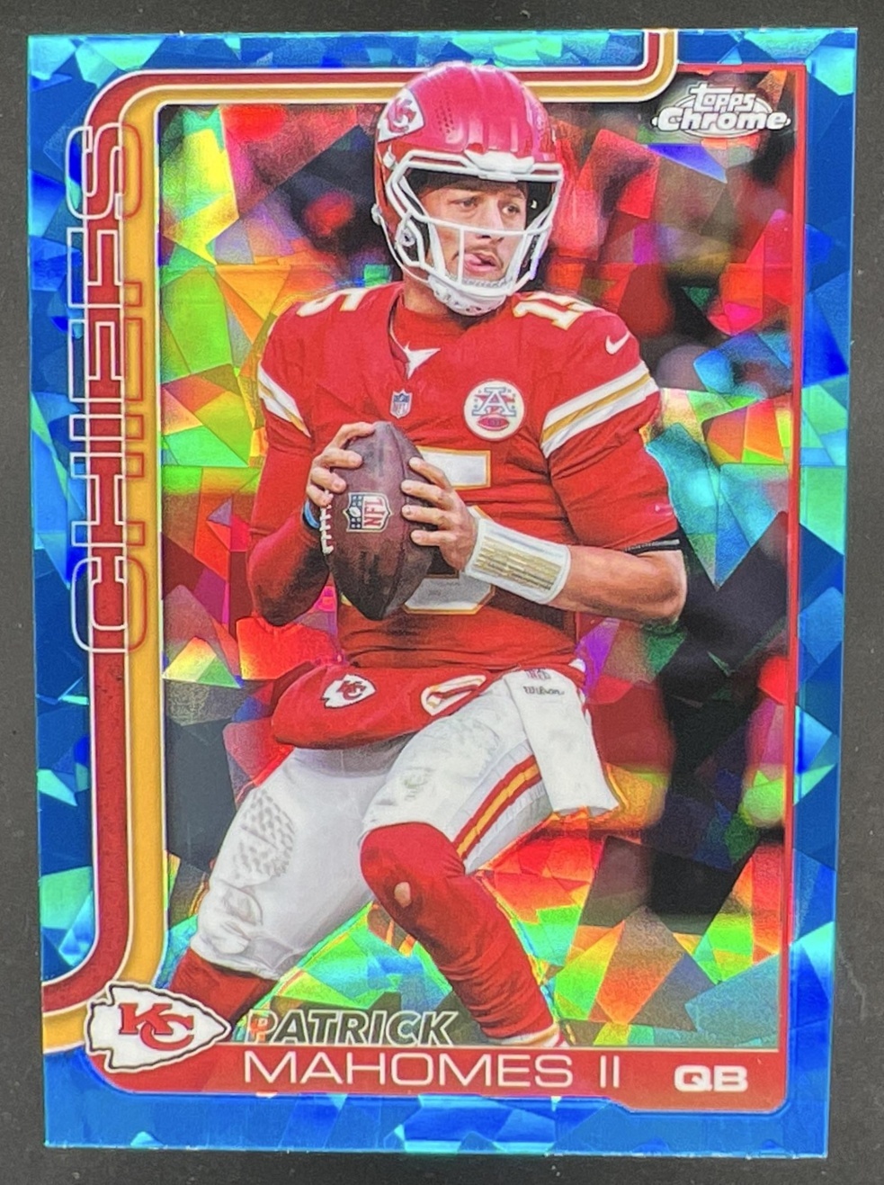 Patrick Mahomes II 2025 Topps Chrome Sapphire Edition #148 Base Price ...