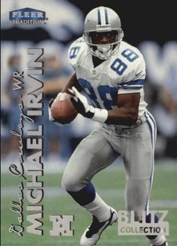 Michael Irvin 1999 Fleer Tradition #75BC Blitz Collection Price Guide ...