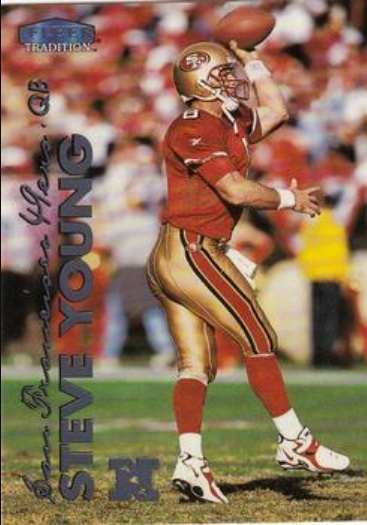 Steve Young 1999 Fleer Tradition #247 Base Price Guide - Sports Card ...
