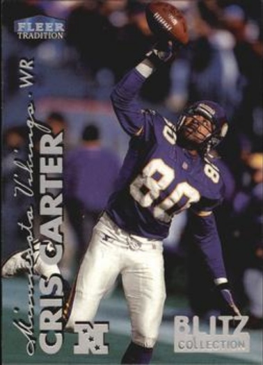 Cris Carter 1999 Fleer Tradition #24BC Blitz Collection Price Guide ...