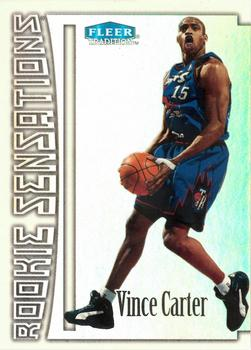 Vince Carter 1999 Fleer Tradition #2-RS Rookie Sensations Price Guide ...