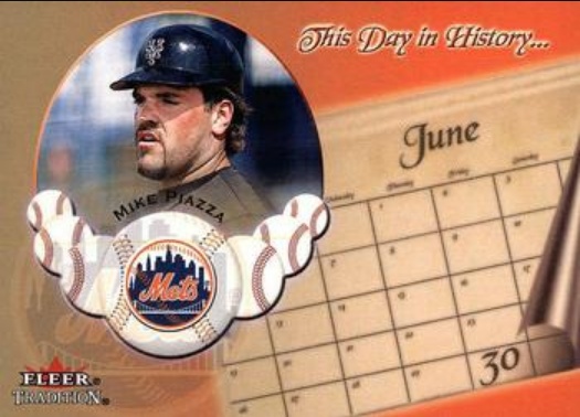 Mike Piazza 2002 Fleer Tradition #20-DH This Day In History Price Guide ...