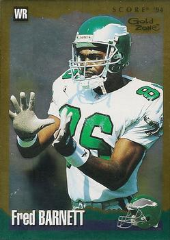 Fred Barnett 1994 Score #249 Gold Zone Price Guide - Sports Card Investor