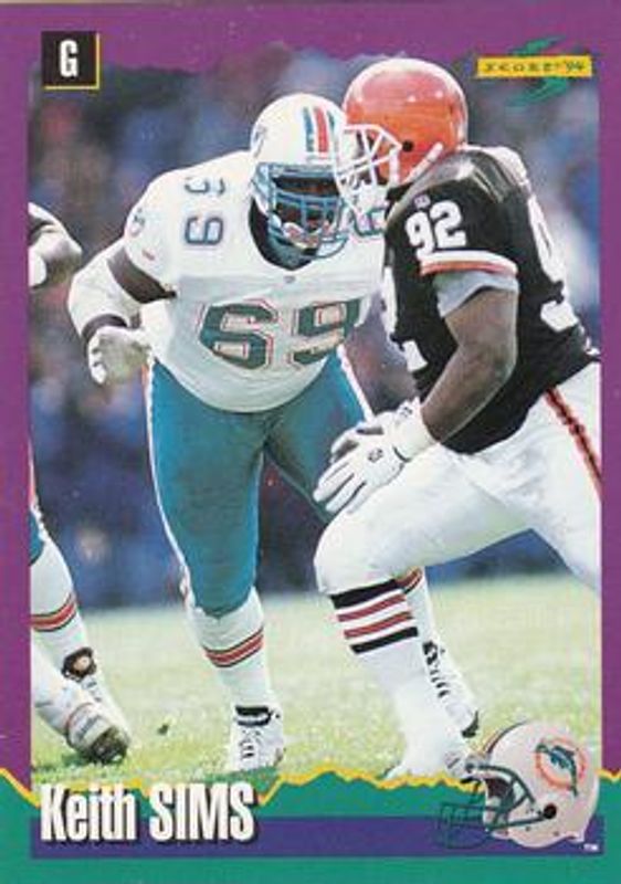 Keith Sims 1994 Score #211 Base Price Guide - Sports Card Investor