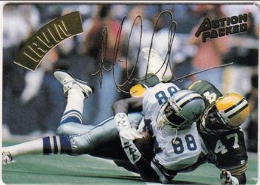 Michael Irvin 1994 Action Packed #21 Gold Signatures Price Guide ...
