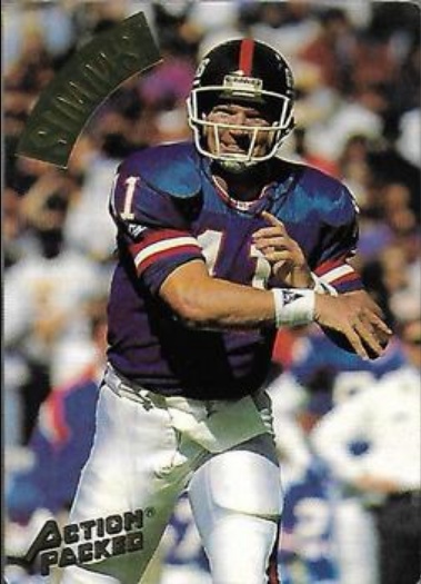 Phil Simms 1994 Action Packed #78 Base Price Guide - Sports Card Investor