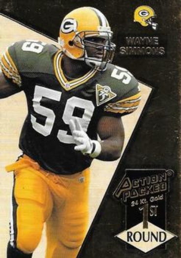 Wayne Simmons 1993 Action Packed #57G 24K Gold Price Guide - Sports Card Investor