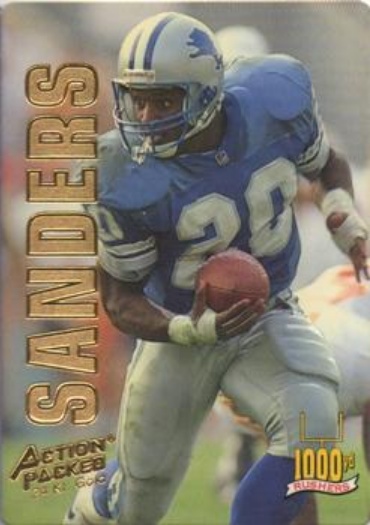 Barry Sanders 1993 Action Packed #37G 24K Gold Price Guide - Sports ...