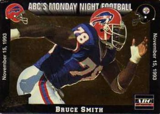 Bruce Smith 1993 Action Packed Monday Night #44 Base Price Guide ...