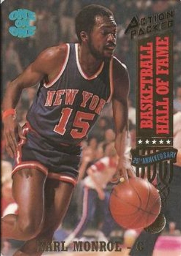 Earl Monroe 1993 Action Packed Hall of Fame #4 Base Price Guide ...