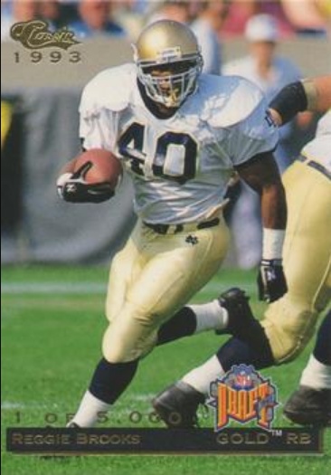 Reggie Brooks 1993 Classic #46 Gold Price Guide - Sports Card Investor