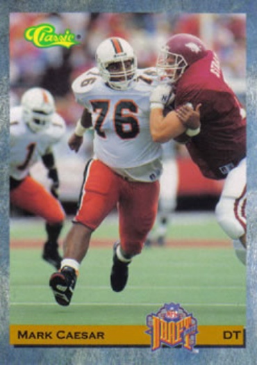 Mark Caesar 1993 Classic #61 Base Price Guide - Sports Card Investor