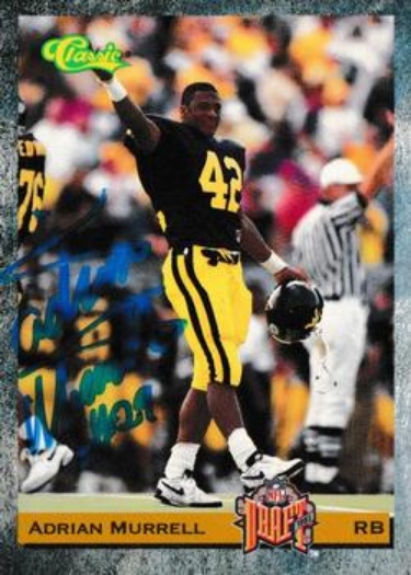 Adrian Murrell 1993 Classic #30 Autographs Price Guide - Sports Card ...