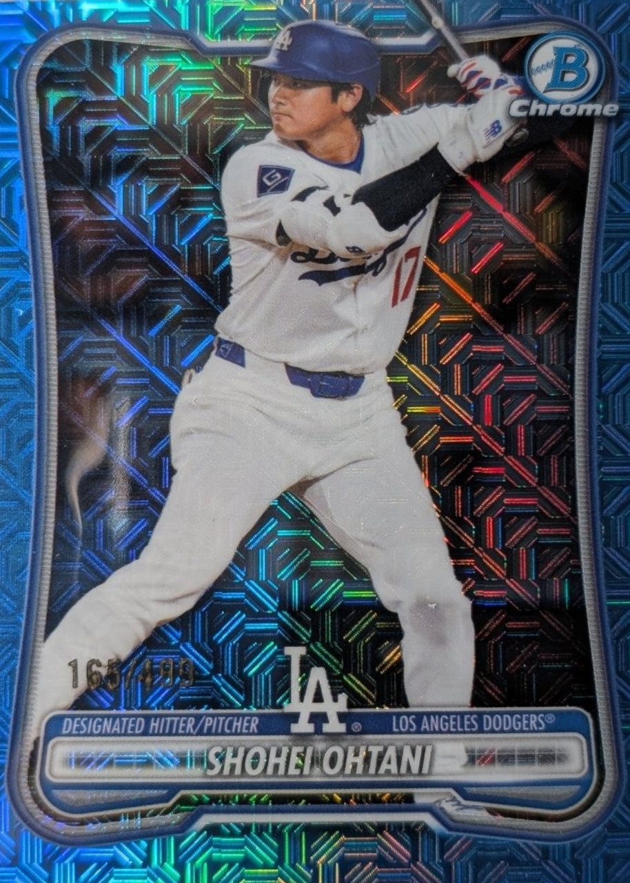 Shohei Ohtani 2026 Bowman Mega Box #52 Chrome - Sky Blue Mojo Refractor ...