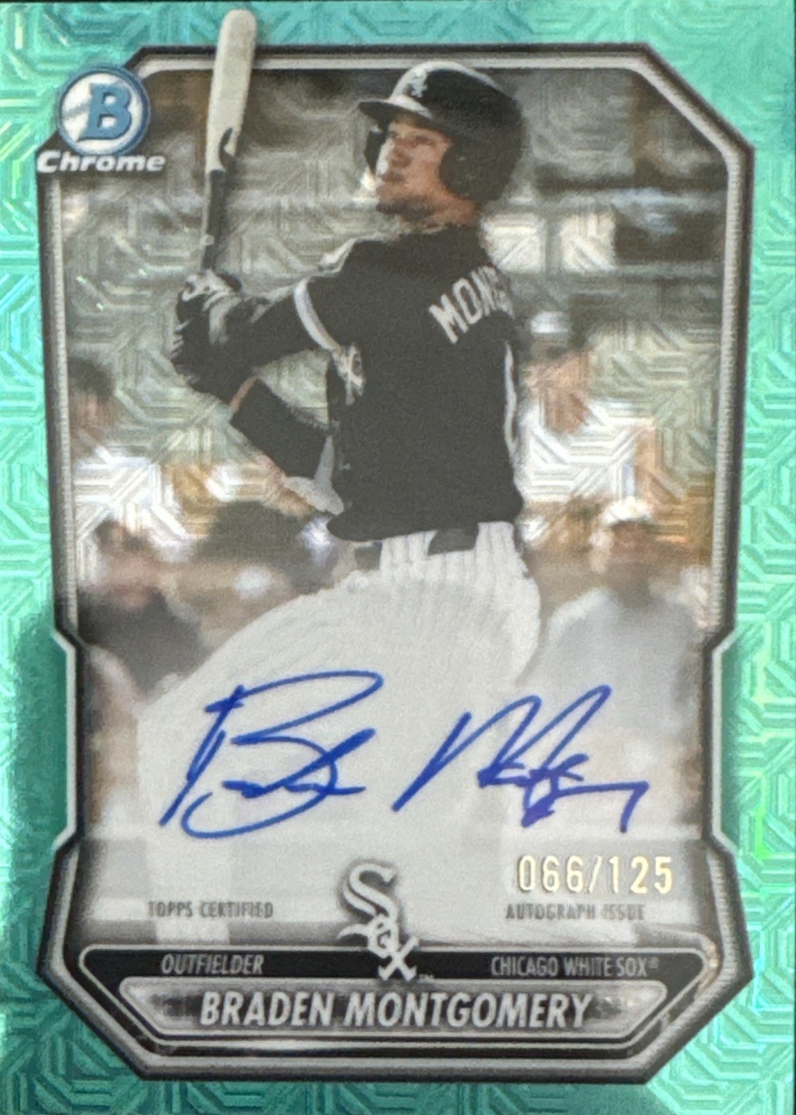 Braden Montgomery 2026 Bowman Mega Box #BMA-BM Chrome Prospect Auto ...