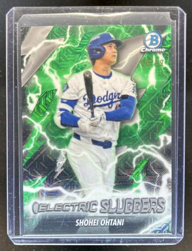 Shohei Ohtani 2026 Bowman Mega Box #ES-18 Electric Sluggers - Green ...