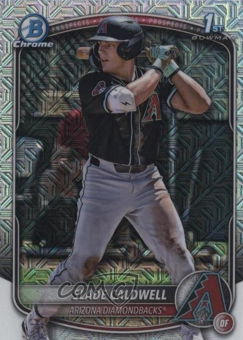 Slade Caldwell 2025 Bowman Mega Box #BCP-21 Chrome Prospects (1st ...