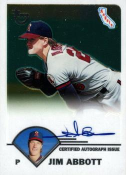 Jim Abbott 2003 Topps Retired Signature Edition #TA-JA Autographs Price ...