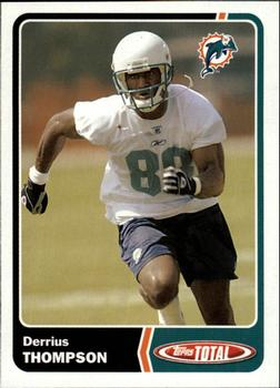 Derrius Thompson Football Cards Price Guide - Sports Card Investor