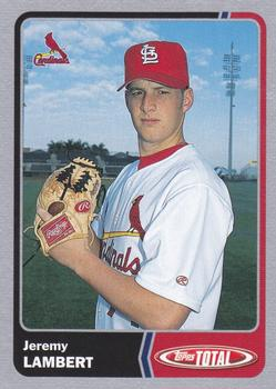 Jeremy Lambert 2003 Topps Total #665 Silver Price Guide - Sports Card ...