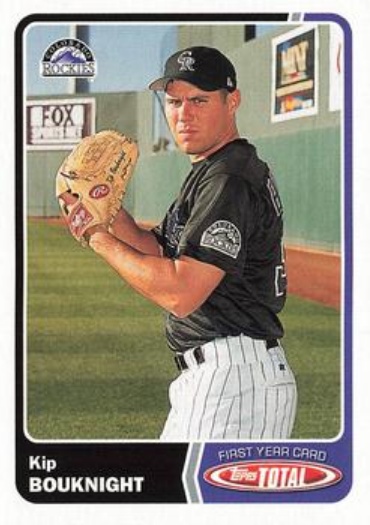 Kip Bouknight Baseball Cards Price Guide - Sports Card Investor