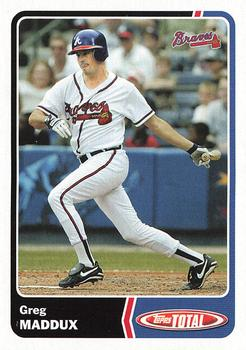 Greg Maddux 2003 Topps Total #TTC3 Team Checklist Price Guide - Sports Card Investor
