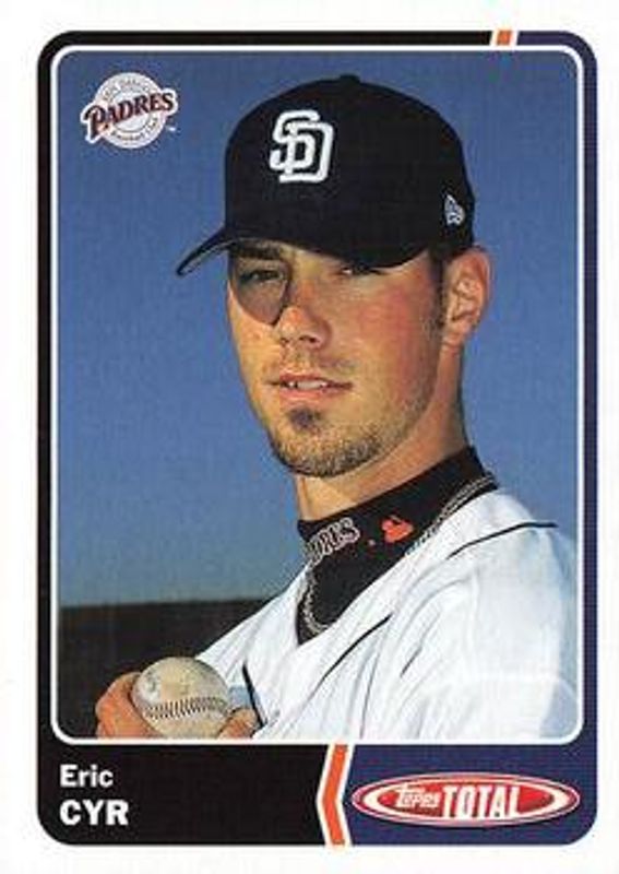 Eric Cyr 2003 Topps Total #405 Base Price Guide - Sports Card Investor