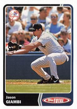 Jason Giambi 2003 Topps Total #TTC20 Team Checklist Price Guide ...
