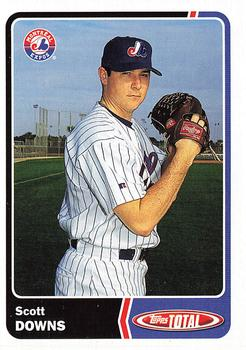 Scott Downs 2003 Topps Total #163 Base Price Guide - Sports Card Investor
