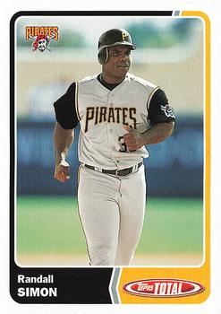 Randall Simon 2003 Topps Total #836 Base Price Guide - Sports Card Investor