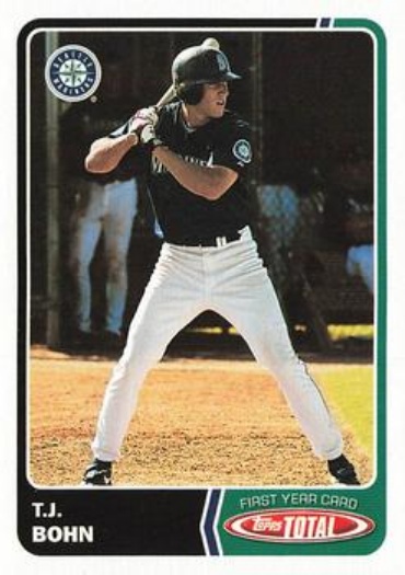 TJ Bohn Baseball Cards Price Guide - Sports Card Investor