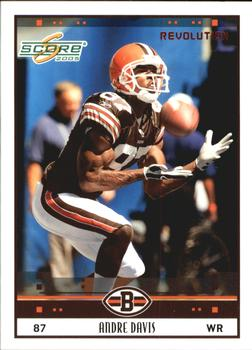 Andre Davis 2005 Score #64 Revolution /199 Price Guide - Sports Card ...