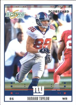 Jamaar Taylor 2005 Score #190 Scorecard /599 Price Guide - Sports Card ...