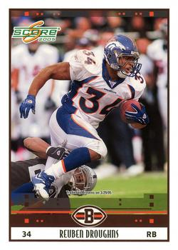Reuben Droughns 2005 Score #88 Glossy Price Guide - Sports Card Investor