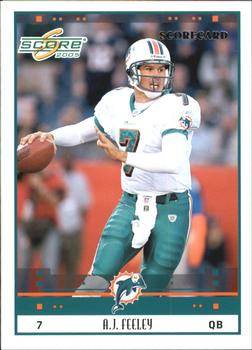 AJ Feeley 2005 Score #145 Scorecard /599 Price Guide - Sports Card Investor