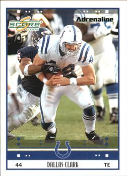 Dallas Clark 2005 Score #119 Adrenaline /399 Price Guide - Sports Card ...