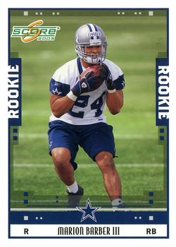 Marion Barber 2005 Score #378 Glossy Price Guide - Sports Card Investor