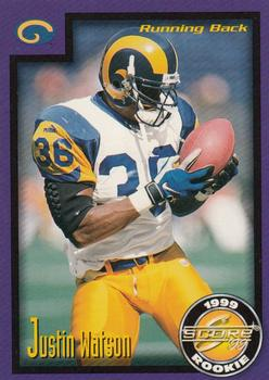 Justin Watson 1999 Score Supplemental #S-59 Base Price Guide - Sports ...